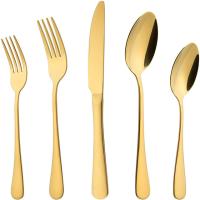 China 5 Pieces Stainless Steel Safe Flatware Cutlery Set Utensil Kitchen Cookware Sets for sale