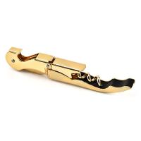 China Harmless Kitchen Gadget Tools Gold Multi - Function Shrimp Head Knife Stainless Steel Wine Opener for sale