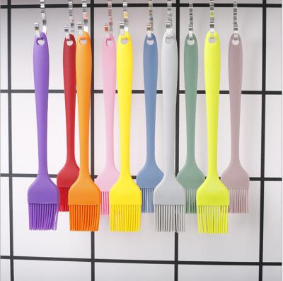 China Heat Resistant Silicone Basting Brush for Grilling Pastry Oil Butter Turkey Baster 304 Stainless Steel for sale
