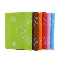 China 60X40CM Silicone Pastry Mat Rolling Dough Non Slip Extra Large Nonstick With Measurements for sale