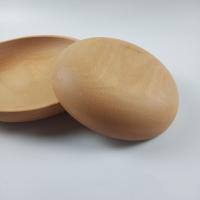 China Wholesale Creative Beech Wood Plate Round Salad Pickle Bowl 6 Piece Set BPA Free for sale