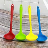 China Small 21cm Silicone Mini Spoon Children's Cutlery Kitchen Tools Cooking Spoon for sale