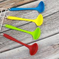 China Small 21cm Silicone Mini Spoon Children's Cutlery Kitchen Tools Cooking Spoon for sale
