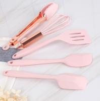 China Ins Style Silicone Kitchen Set Non Stick Pan Silicone Spatula Colander Mini Baking Tools for sale