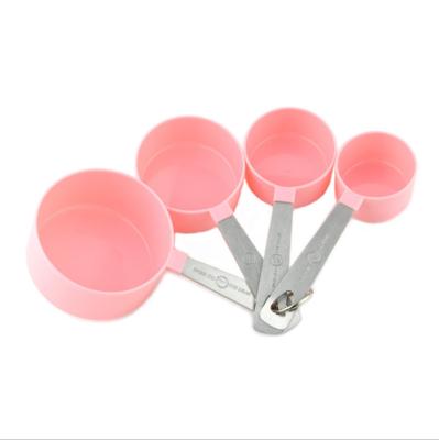 China 4 Pcs Set Silicone Measuring Spoon Size Measuring Cups Baking Tools With Graduated for sale