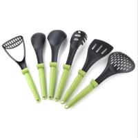 China Heat-Resistant Nylon Cooking Utensils Set 6 Piece Nonstick Kitchen Tools 480°F BPA Free for sale