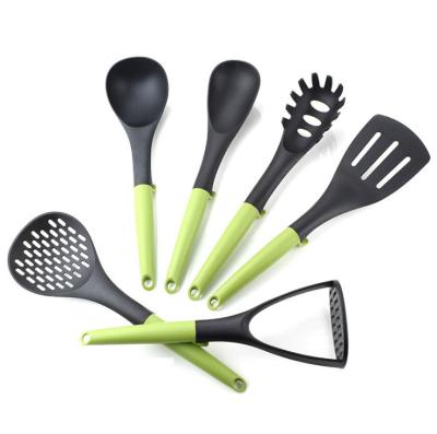 China Heat-Resistant Nylon Cooking Utensils Set 6 Piece Nonstick Kitchen Tools 480°F BPA Free for sale