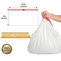 China Easy Clean Up Jumbo Drawstring Scented Litter Box Liners bags For Pet Cats for sale