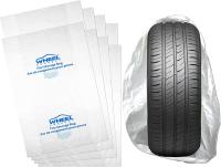 China Customized Plastic 2 Mil Tire Cover Bag For Storage Waterproof  LDPE  Material for sale