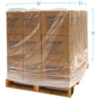 China Custom LDPE Durable Heavy Duty Poly Plastic Cover Liners Plastic Pallet Cover for sale
