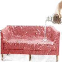 China Dustproof Transparent Plastic Cover For Sofa Furniture Protect From Dirty for sale