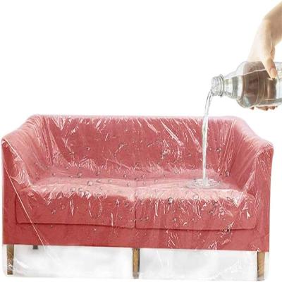 China Dustproof Transparent Plastic Cover For Sofa Furniture Protect From Dirty for sale