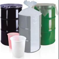 China Custom Safe Plastic Drum Liners Bags 30-55 Gallon 200L Transparent Round Bottom for sale