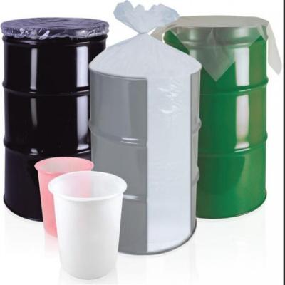 China Custom Safe Plastic Drum Liners Bags 30-55 Gallon 200L Transparent Round Bottom for sale