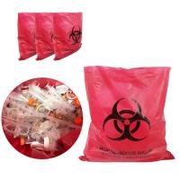 China Printed Biohazard Protection Bags Various Sizes And Printed Symbol For Warning Message for sale