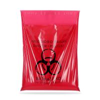 China Red Self Seal Biohazard Waste Healthcare Autoclave Bags With Adhesive Strip for sale