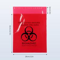 China Custom Disposal Medical Trash Rubbish Bag Waste Biohazard Plastic Hospital Medical Garbage Bag Used In Hospitals for sale