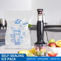 China Easy to Reusable Recyclable Ice Cube Bags for Eco Friendly Ice Cubes for sale