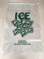 China 8LB LDPE Ice Bags with drawstring - 10