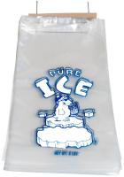 China 10 lb Wicketed Poly Ice Bag (12 x 21 in) for sale