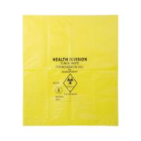 China 121°C High-Temp Resistant Yellow Medical Waste Bag (HDPE) for sale