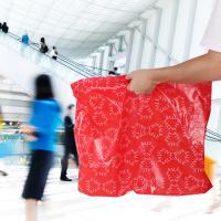 China Custom Die Cut Plastic Handle Bags 18x14 Heavy Duty Merchandise Shopping Bags For Retail & Trade Shows for sale