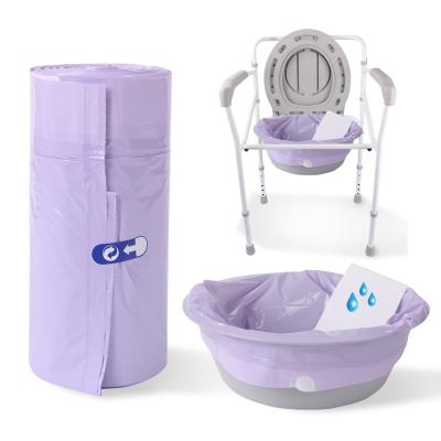 China Disposable Toilet Seat Cover Bag With Absorbent Pad (Roll/Single) for sale