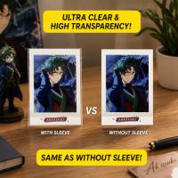 China High-Clarity Acid-Free CPP/PP Game Card Sleeves For TCG/CCG Cards for sale