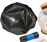 China Pattern Type None and 1.2 Mil Thickness Recyclable Garbage Bags for Your Requirements for sale