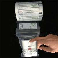 China LDPE 25*3cm Pre Opened Gusseted Poly Bags On Roll Match Machine for sale