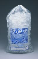 China 10LBS 20LBS LDPE Ice Cube Packaging Printing Plastic Bag With Customer Own Logo for sale