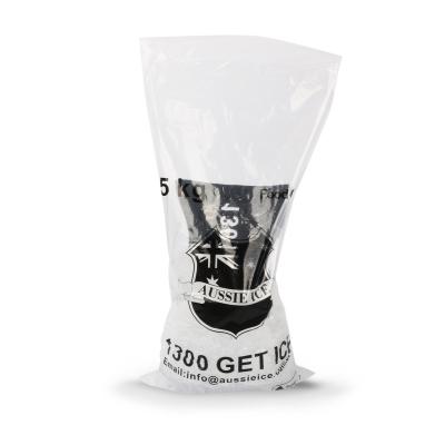 China Reusable PE Gravure Printing Ice Bags For Ice Cube Samples Offered for sale