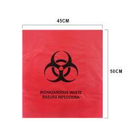 China Large Customizable Size HDPE/LDPE Medical Waste Bag with Gravure Printing for Autoclave Biohazard Garbage for sale