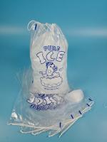China Eco friendly Recyclable Reusable Drawstring Ice Bags For First Aid Treatment for sale