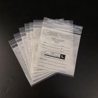 China Waterproof LDPE Poly Plastic Bag Medicine Ziplock For Pill Dispensing for sale