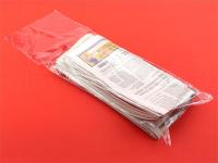 China 0.8 mil thick Waterproof Heat Seal Clear Plastic Poly Bags for Newspaper and Doorknob Packaging for sale