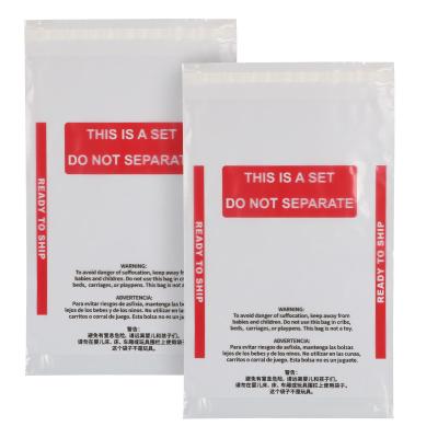 China Biodegradable Customizable Size OPP Poly Bag with Heat Seal for Gravure Printing for sale