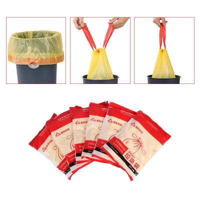 China 4 8 13 Gallon Compostable Biodegradable Drawstring Garbage Bag Trash Bag Customizable Size and Color for sale