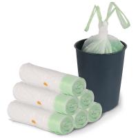 China 80L Heavy Duty LDPE Drawstring Garbage Bag with Customizable Size and Tear Resistant Design for sale