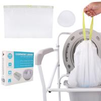 China LDPE Plastic Disposable Commode Liners For Bedside Portable Toilet Chair for sale