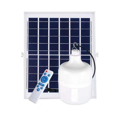 China 100W LED Solar Light Bulb IP65 Waterproof with Adjustable 2700K-6500K for Outdoor Garden Lighting for sale