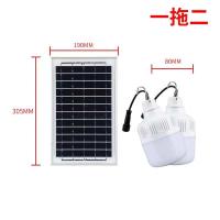 China 100W LED Solar Light Bulb IP65 Waterproof with Adjustable 2700K-6500K for Outdoor Garden Lighting for sale