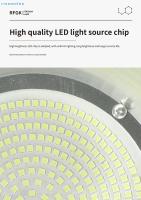 China IP65 Waterproof LED High Bay Lighting 200W-700W Tower Crane Lights with 140lm/W Efficiency for sale