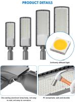 China High Brightness IP66 Waterproof LED Street Light with 3000K-6500K Adjustable Color Temperature for Highways and Parking Lots for sale