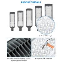 China IP66 Waterproof LED Street Light with 125lm/w Lamp Luminous Efficiency and AC 85-265V Input Voltage for Outdoor Highway Lighting for sale
