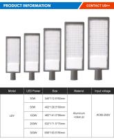 China IP66 Waterproof Die-Casting Aluminum LED Street Light with SMD2835 LED for Outdoor Use for sale