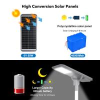 China IP66 Waterproof LED Solar Street Light with Radar Sensor and 50000 Hours Lifespan for Outdoor Road Lighting for sale