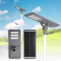 China IP66 Waterproof LED Solar Street Light with Radar Sensor and 50000 Hours Lifespan for Outdoor Road Lighting for sale