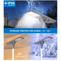 China IP66 Waterproof LED Solar Street Light with Radar Sensor and 50000 Hours Lifespan for Outdoor Road Lighting for sale