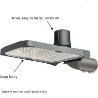 China Easy Installation Die-Cast Aluminum IP66 Waterproof Light Control Integrated LED Street Light for sale